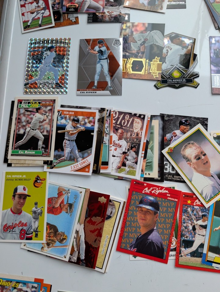 Huge Lot Cal Ripken Jr Baseball Cards 135 Total Cards | eBay