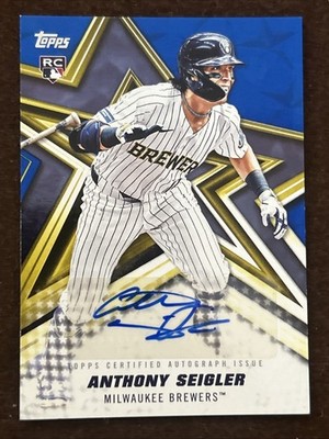 2026 Topps - Baseball Stars Auto Anthony Seigler #BSA-AS Blue /150 (RC ...