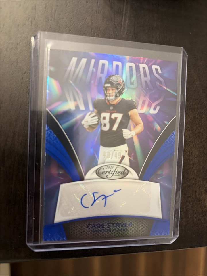 2025 Certified - Rookie Signatures Cade Stover #MS-CST Blue “Mirrors ...