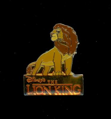 Japan The Lion King Adult Simba Title Logo Disney Pin | eBay