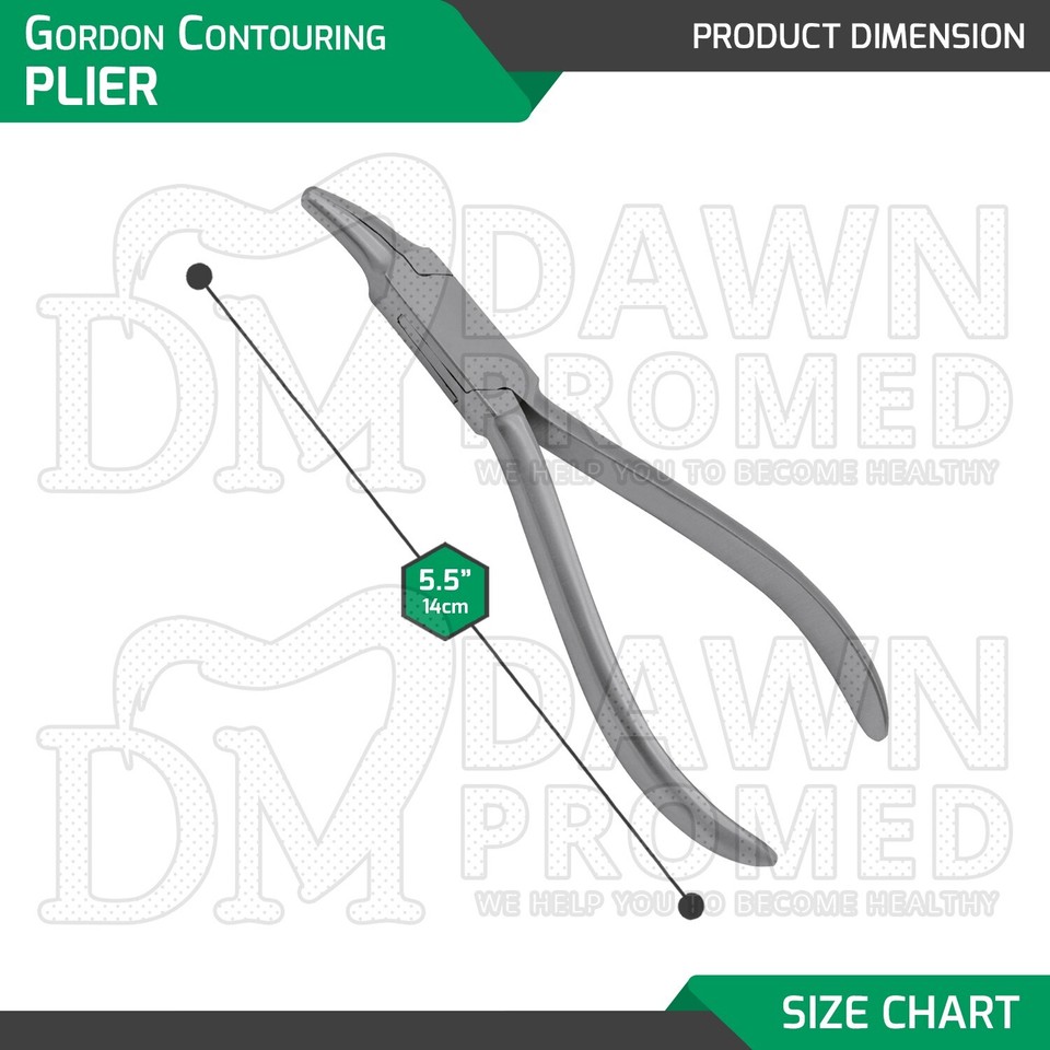 Orthodontic Gordon Contouring Pliers 5.5" Dental Instruments German ...