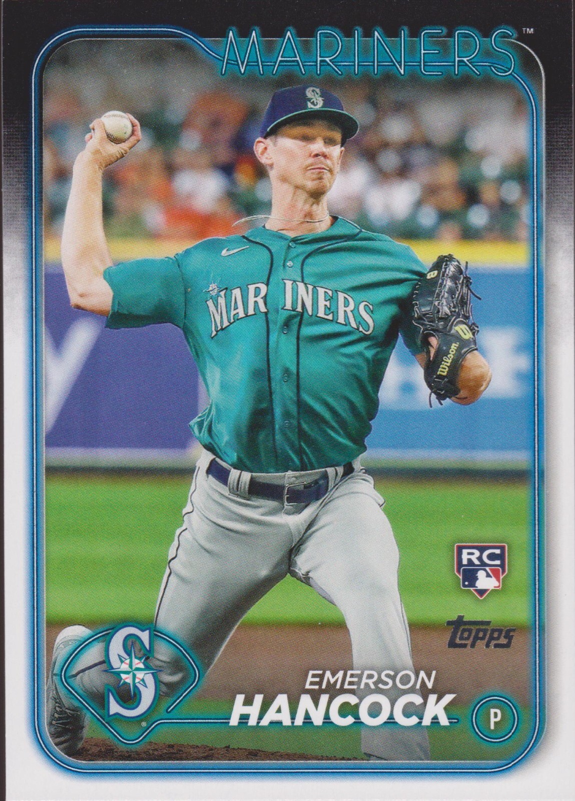 2024 Topps Series 1 Emerson Hancock #39 Seattle Mariners Rookie ...