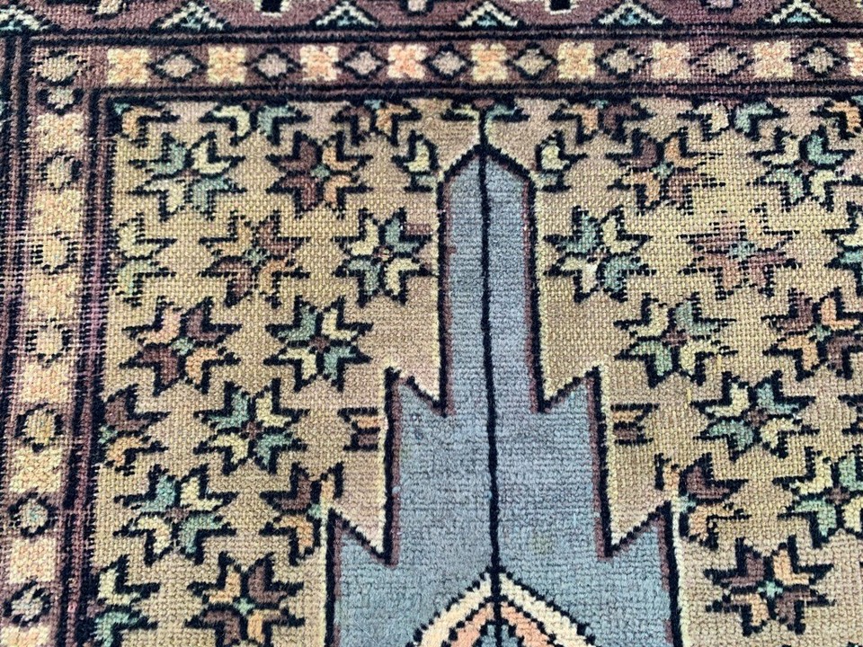 Vintage Afghan Handmade Traditional Prayer Rug Beautiful Décor Rug ...
