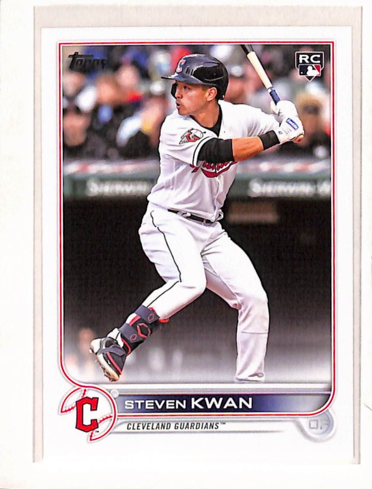 2022 Topps Update US261 Steven Kwan Rookie RC Cleveland Guardians | eBay