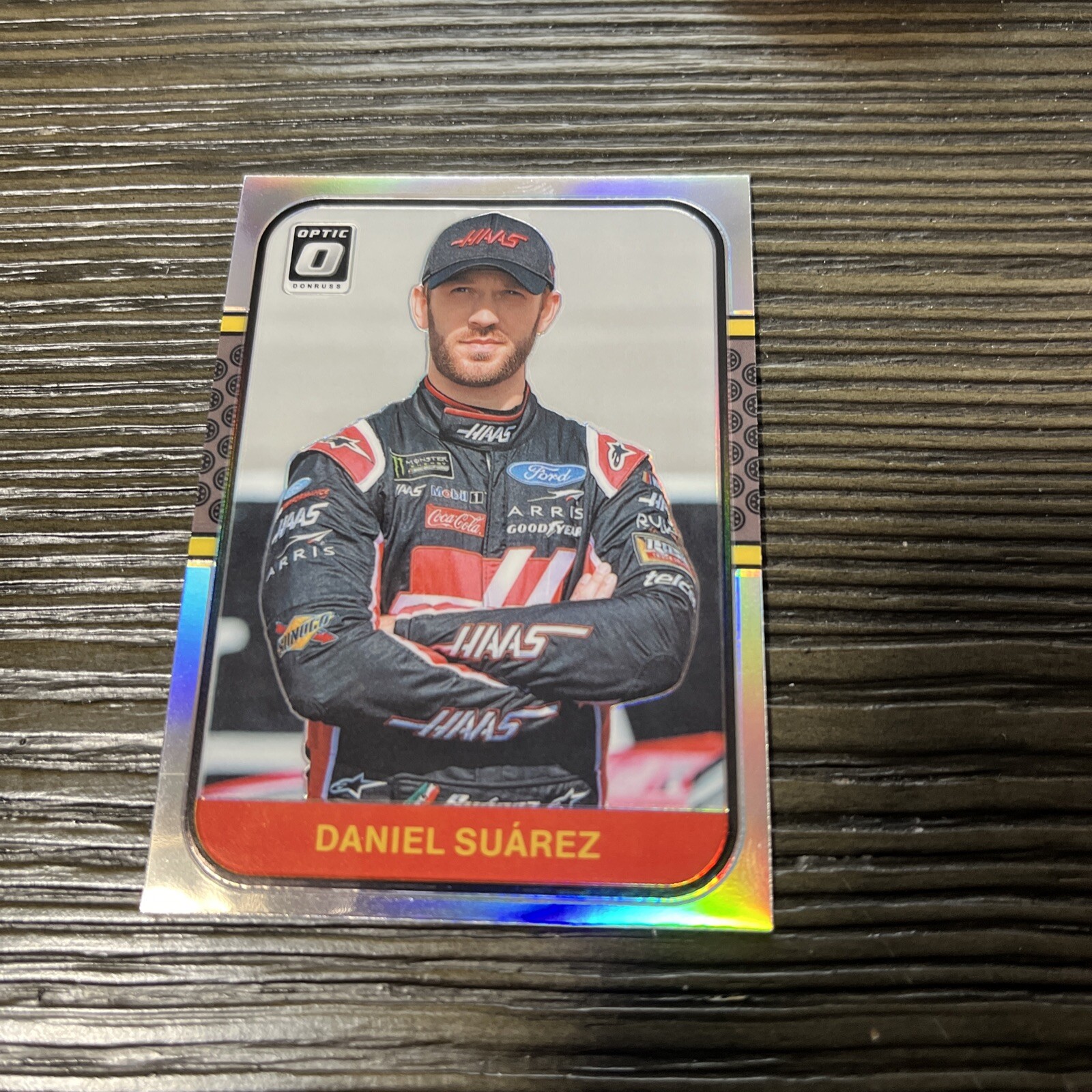 2020 Panini Donruss Racing Daniel Suarez Optic Holo Silver Prizm Nascar ...