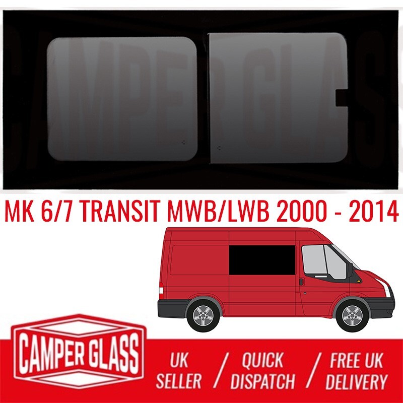 MK6/7 Ford Transit MWB/LWB Driver Side SLIDING Privacy Window 2000-2014 ...