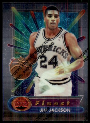 1994-95 Topps Finest with Coating Jim Jackson Dallas Mavericks #265 | eBay