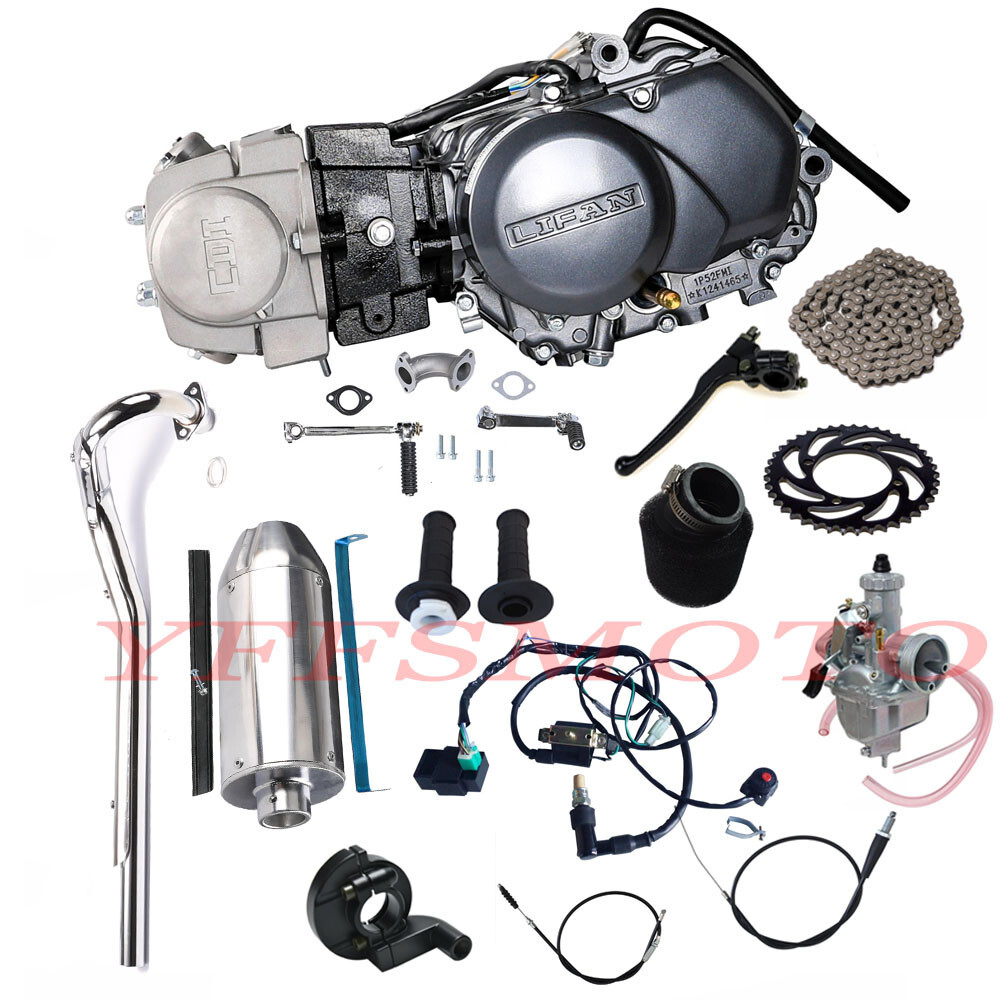 Lifan 125cc Full Manual Clutch Engine Motor for Z50A XR70R CL70 ATC70 ...