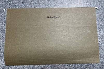 Globe-Weis Legal Size Hanging File Folders - Lot Of 25 | eBay