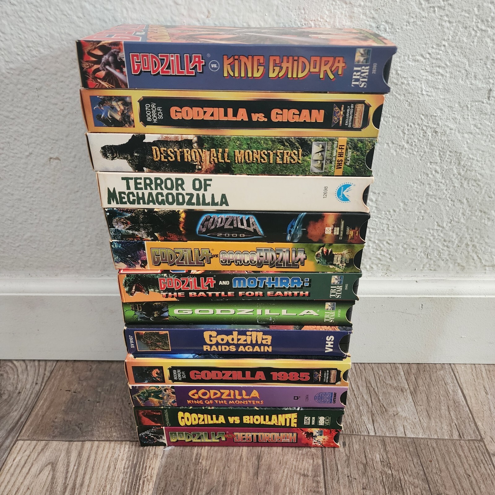 Vintage Godzilla VHS Tape Lot Movie Monster | Grelly USA