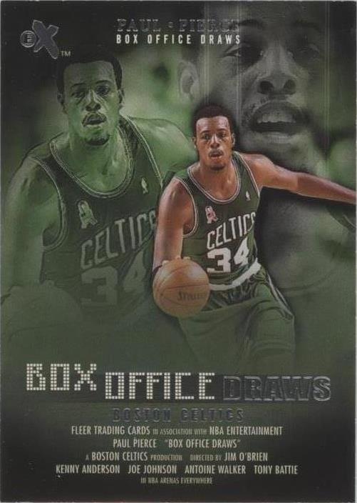 2001-02 EX - Box Office Draws Paul Pierce #BD 9 for sale online | eBay