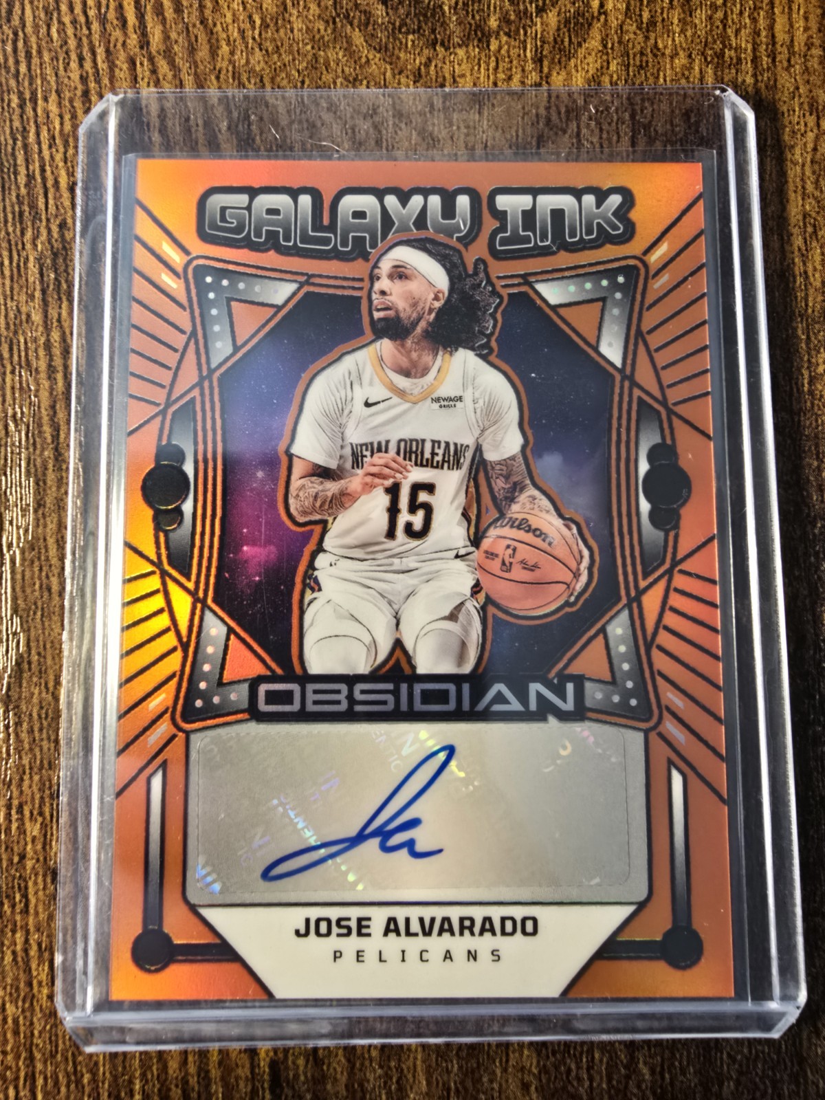 2024-25 Panini Obsidian - Galaxy Ink Jose Alvarado #Gi-Jos Electric ...