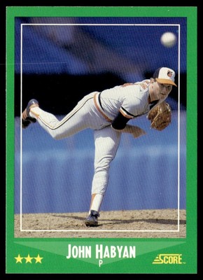 1988 Score John Habyan Baltimore Orioles #353 | eBay