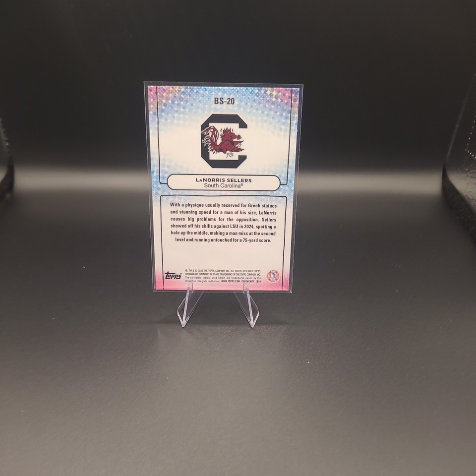 2025 Bowman's Best University - Bowman Showpieces LaNorris Sellers #BS ...