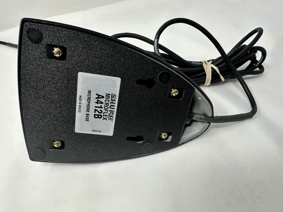Shure Microflex Condenser 150 MX412 Microphone w/Shure A412B Desktop ...