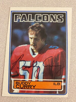 Buddy Curry signed ATLANTA FALCONS card 1983 Topps | eBay