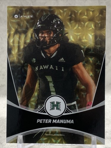 2024 Onit Hawaii Rainbow Warriors - GOLD Holo Parallel SP #P3 Peter ...