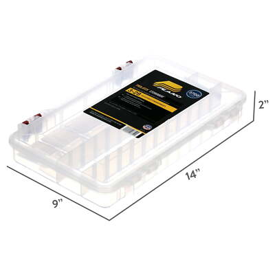 Plano ProLatch Stowaway Large 3700 Clear Organizer Tackle Box,Large | eBay