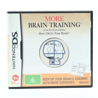 More Brain Training from Dr Kawashima - Nintendo DS Game - PAL - FREE POST! | eBay Australia
