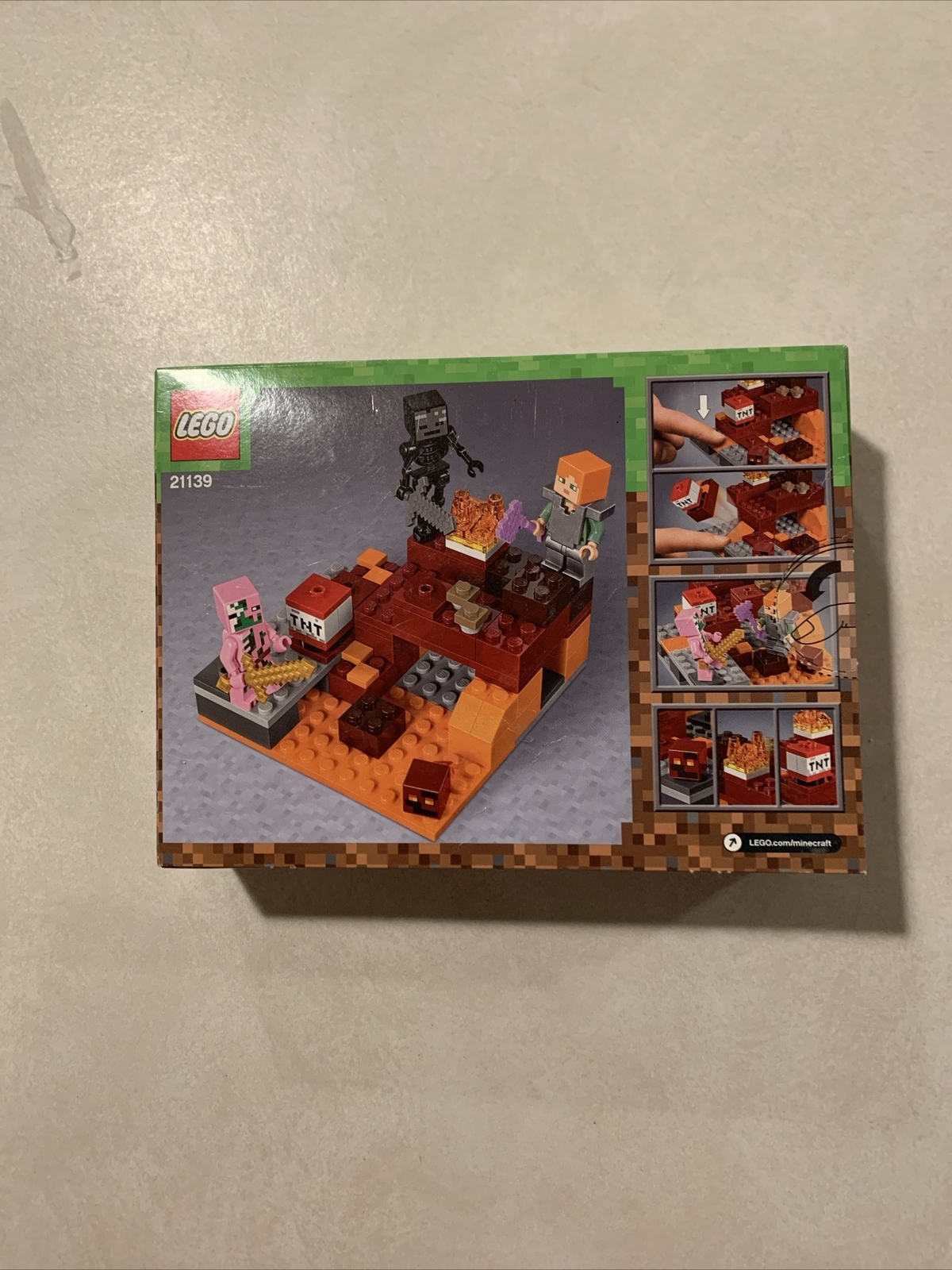 LEGO Minecraft: The Nether Fight (21139) for sale online | eBay