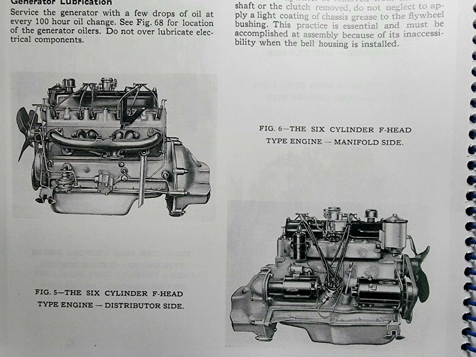 Willys 4 6 cyl L-Head F-Head 134 161 ci Engine Mechanic's Service ...