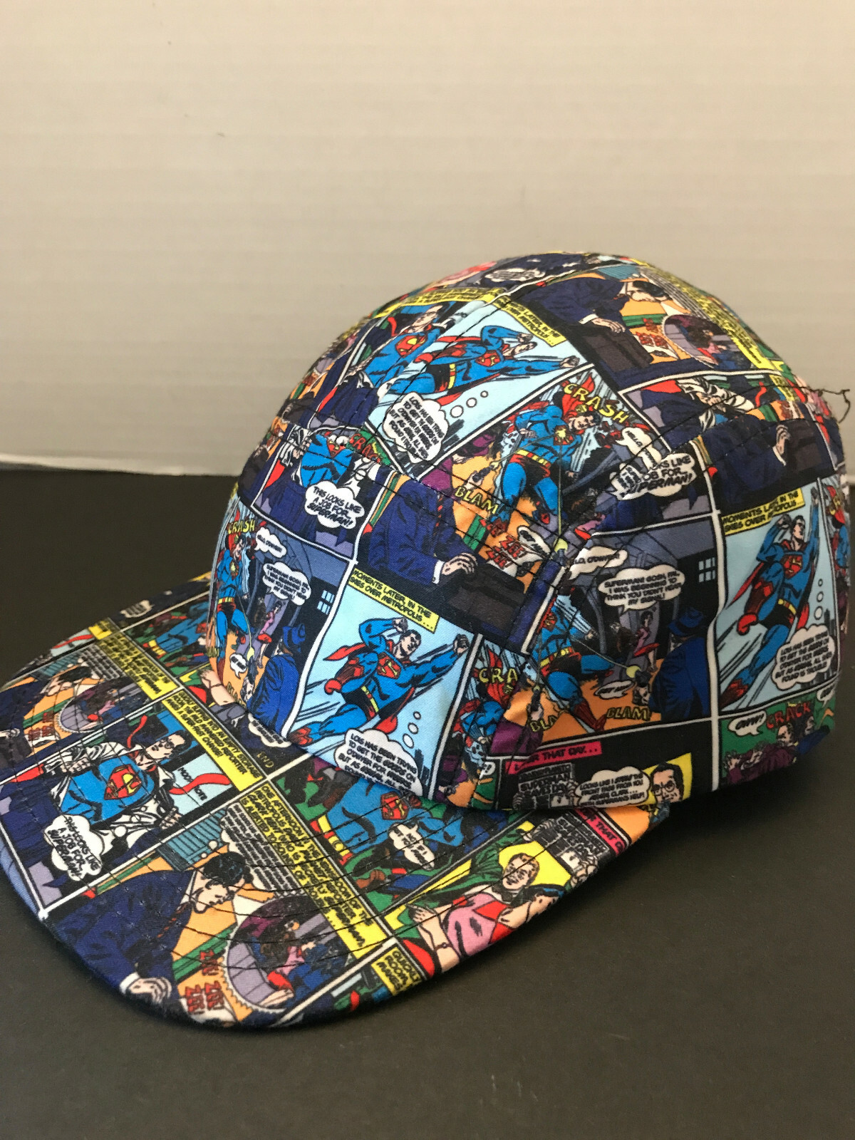 Superman Trademark Comic Adjustable Size Unisex Cap G… - Gem