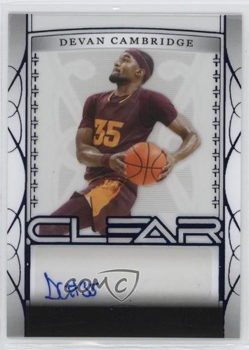 2022-23 Leaf Trinity Clear Auto Blue /30 Devan Cambridge #CA-DC1 Auto ...