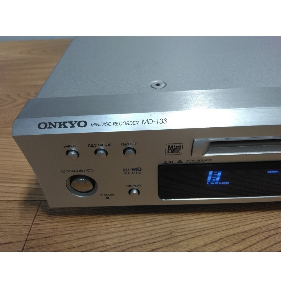 Used ONKYO MD-133 MD deck MD Recorder High Speed Silver from JP g125 ...