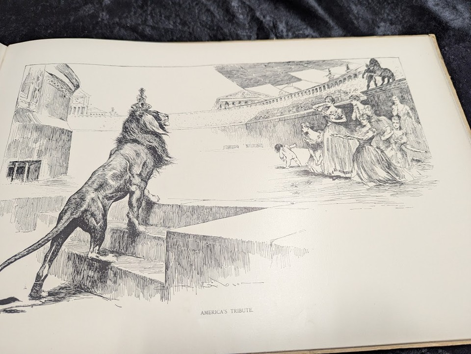 DRAWINGS by CHARLES DANA GIBSON 1894 Vintage Gibson Girls Bound ...