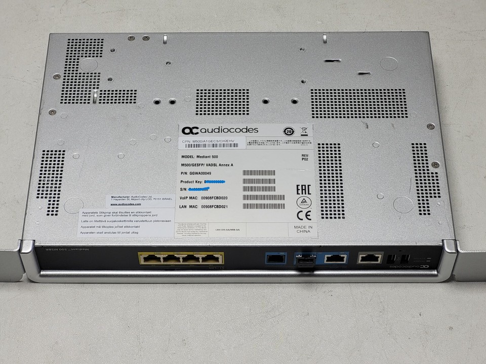AudioCodes Mediant 500 MSBR Media Gateway Device | eBay