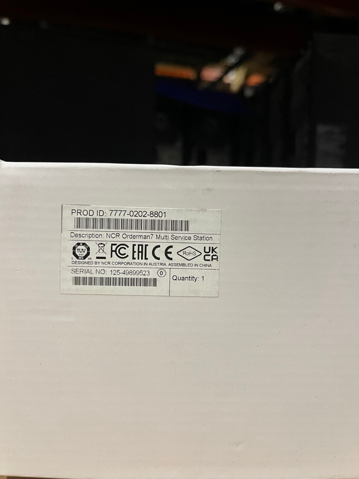 New NCR Orderman7 Multi Service Station, 5 Slot Charging Base (7777 ...