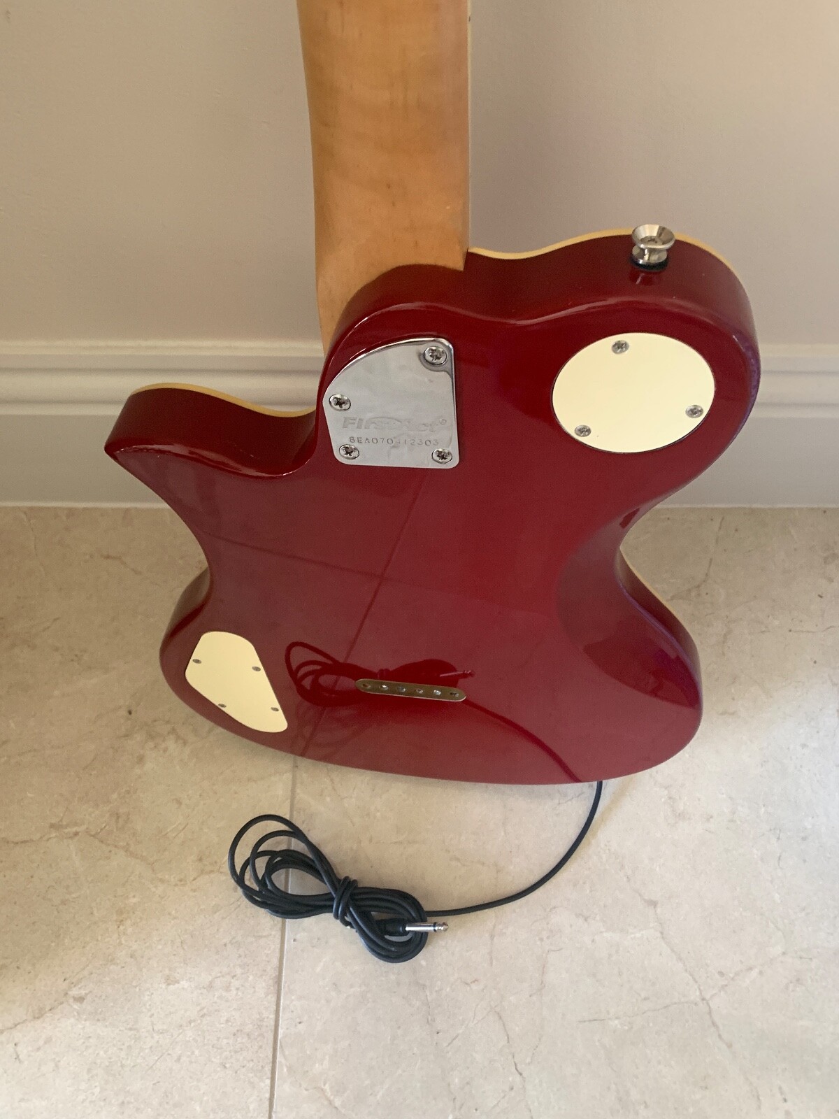 First Act ME-501 Electric Guitar Red & Ivory with Amp Cord, Wood Neck ...