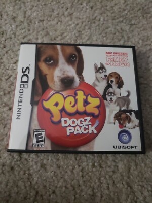 PETZ: DOGZ PACK NINTENDO DS GAME COMPLETE W/ MANUAL and CASE 8888164838 ...