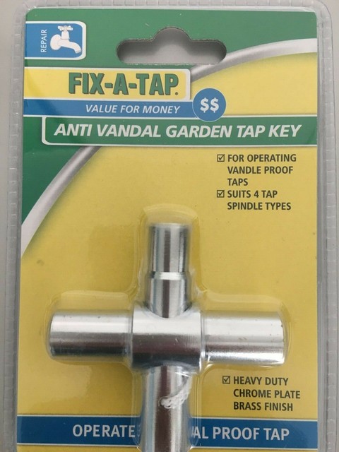 FIX-A-TAP 230188 Anti Vandal 4 Way Garden Tap Key for sale online | eBay