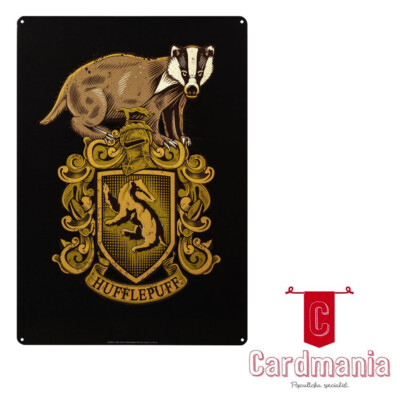 Harry Potter - Hufflepuff House Crest Tin Sign | New & Sealed | eBay ...