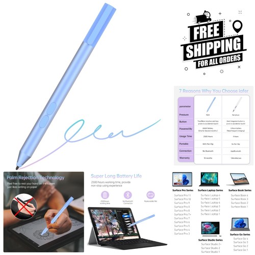 Active Stylus for Microsoft Surface - Long-Lasting & Multi-Compatible ...