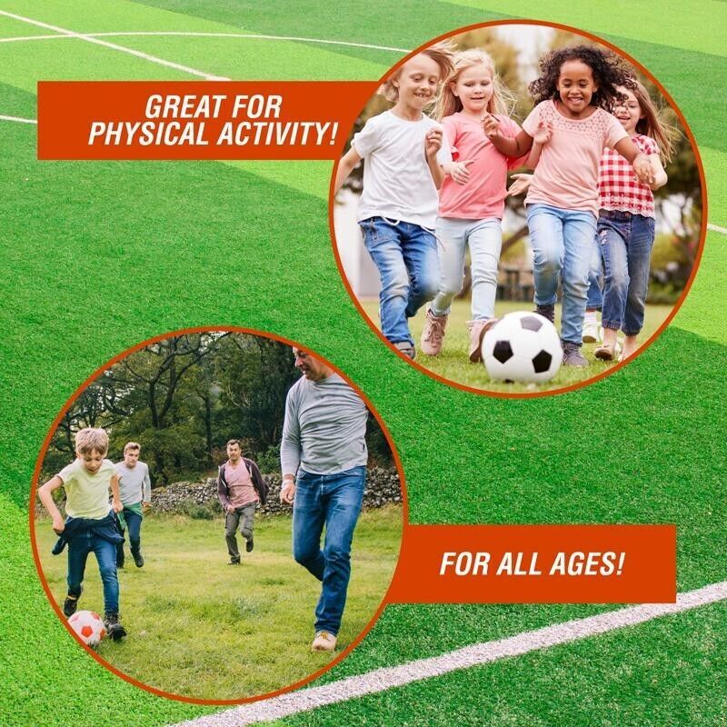 1x Coloured Soccer Balls Butyl Rubber Bladder Composite Leather Texture ...