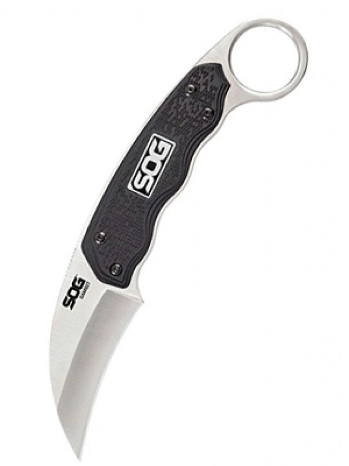 Sog gambit tactical fix blade karambit.hard sheath with 360 belt clip ...