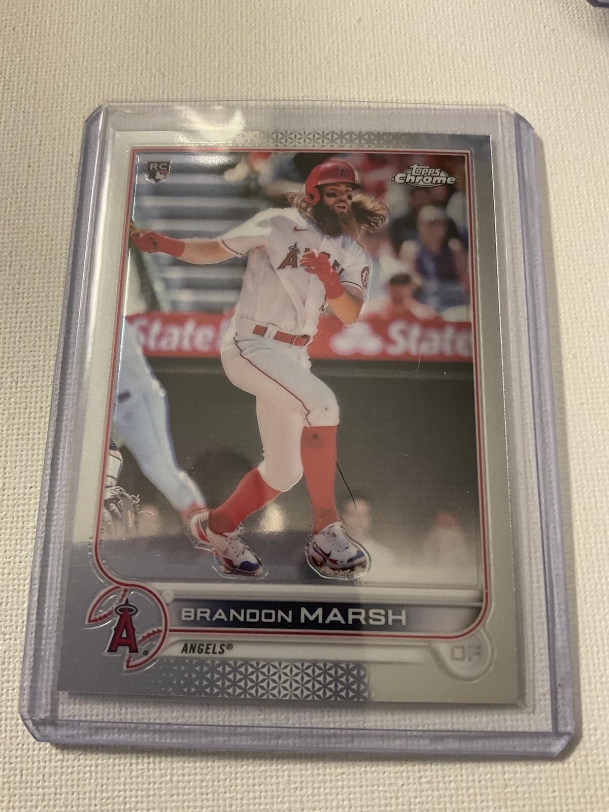 2022 Topps Chrome Brandon Marsh RC #133 Rookie - Los Angeles Angels | eBay