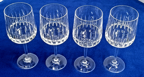 Seneca Crystal Wine Glasses Cut Glass Monte Carlo Water Goblet 7 5/8 ...