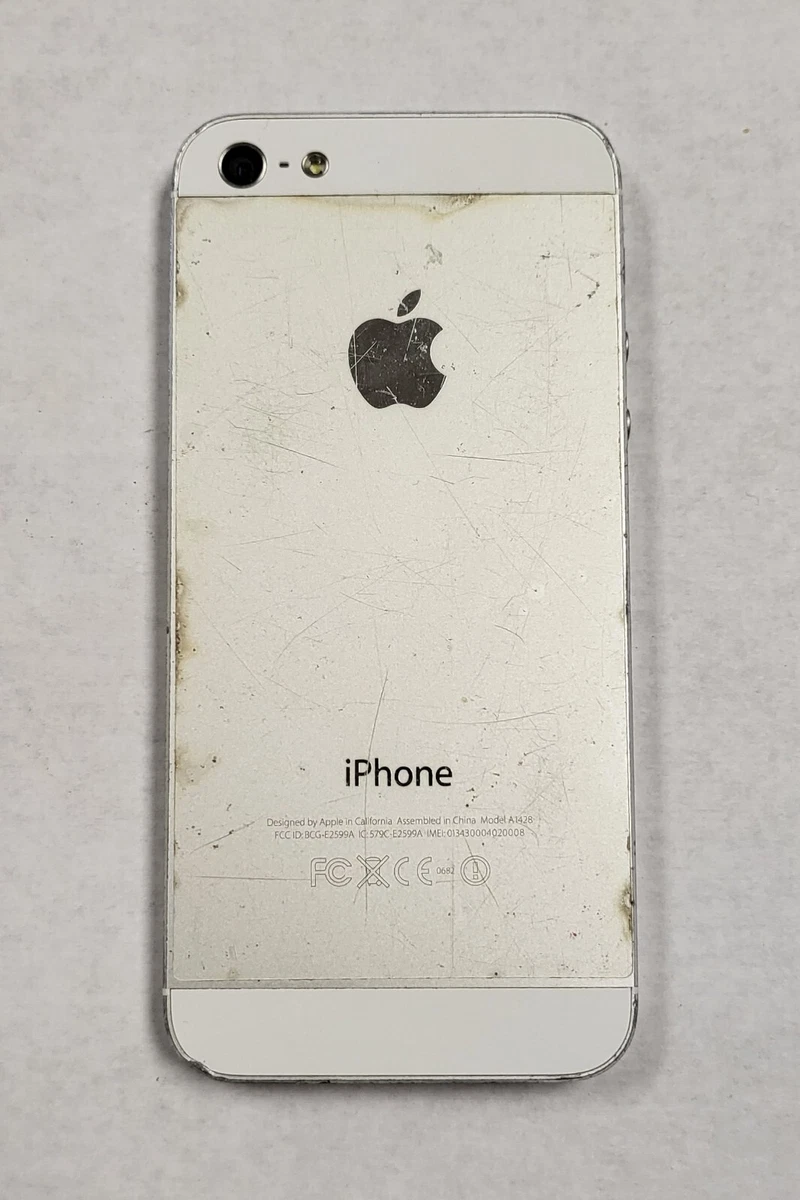 White Iphone 5 Back