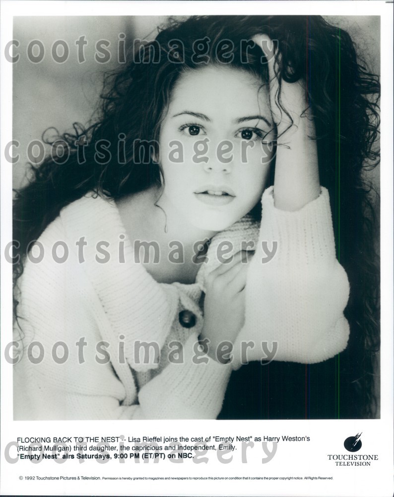 1992 Beautiful Actress Lisa Rieffel in TV Show Empty Nest Press Photo ...