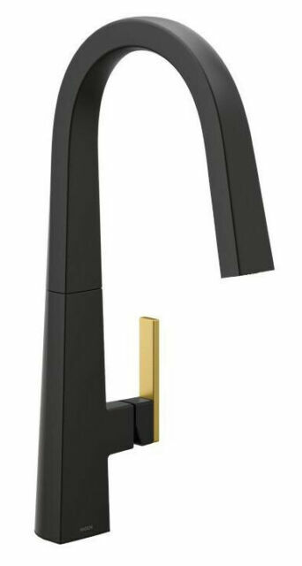 Moen Nio One Handle Pull-Down Faucet - Matte Black for sale online | eBay