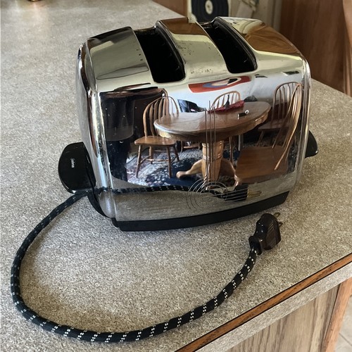 Sunbeam T-20B Radiant Control Auto Drop Toaster Mid Century MCM Works ...