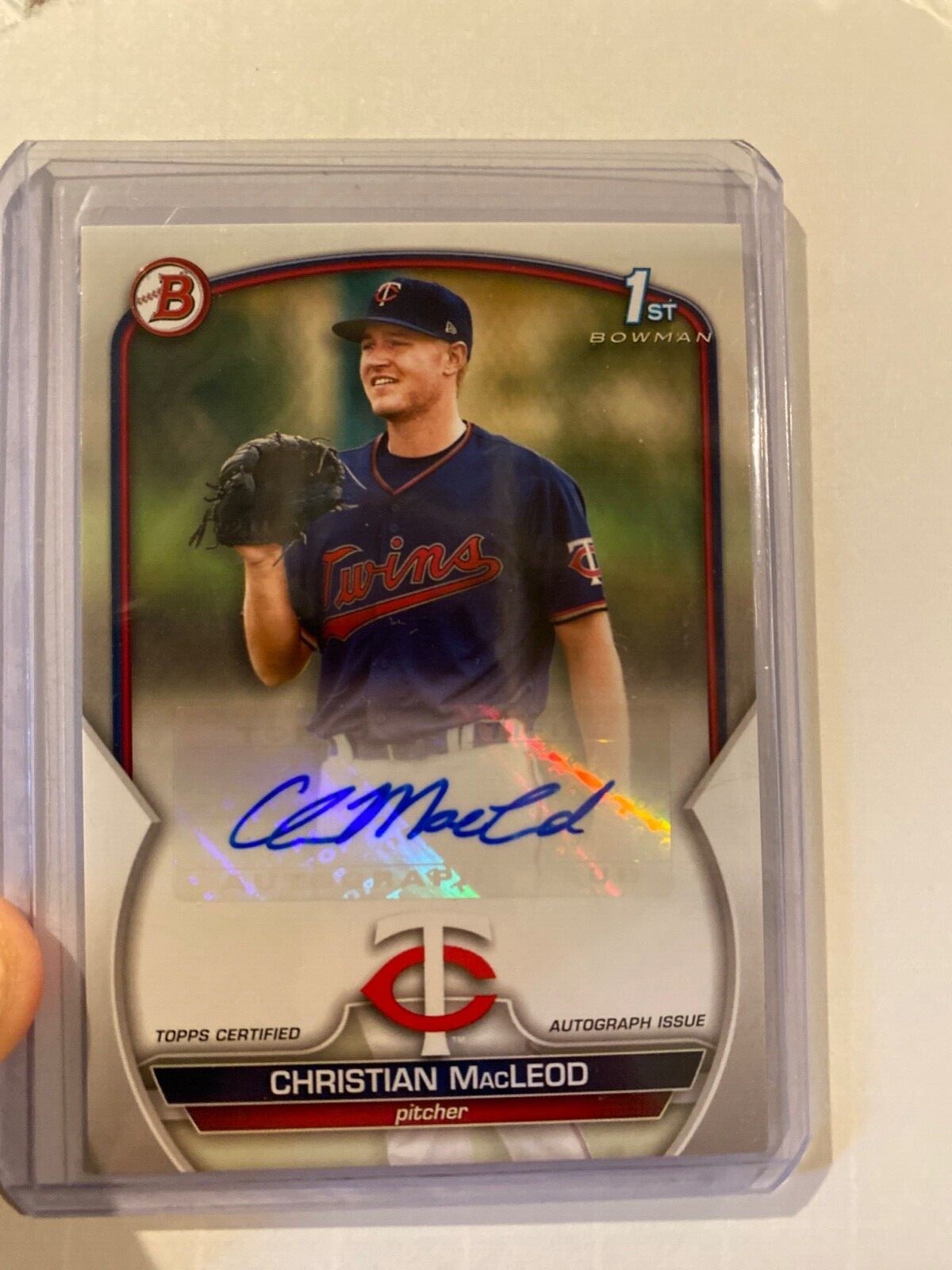 2023 Bowman 1st Paper Prospect Autographs #PPA-CMD Christian Macleod ...