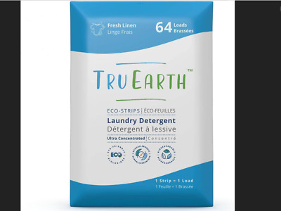 TruEarth 128 Count Laundry Detergent Eco-Strips - Linen Scent. | eBay