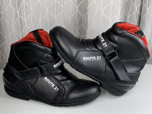 Route 21 Racing Apparel Unisex Boots Black Size 8.5 Mens 10 Women’s $9. ...
