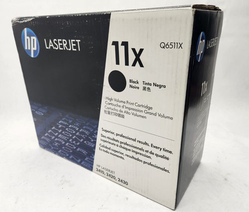 HP LASERJET 11X, Q6511X, BLACK TONER CARTRIDGE (DAMAGED BOX) T13-F3 | eBay