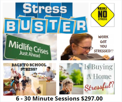 Reiki Distance Healing 6 - 30 Minute Sessions - STRESS BUSTER REIKI ...