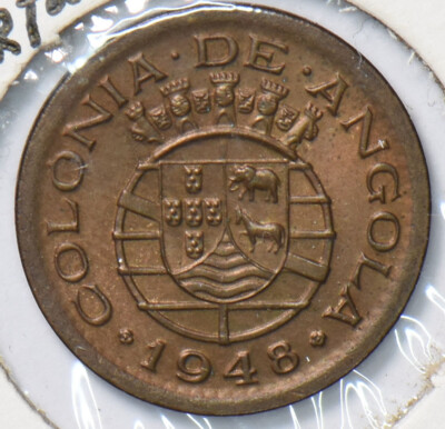 Portugal 1948 10 Centavos Elephant animal Horse 192634 combine shipping ...